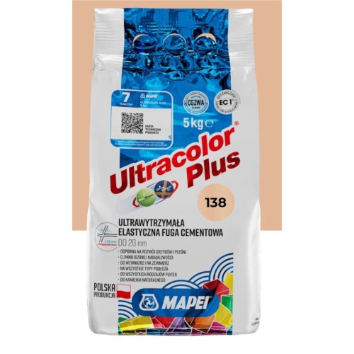 Mapei Ultracolor Plus fuga 138 migdałowy 2kg